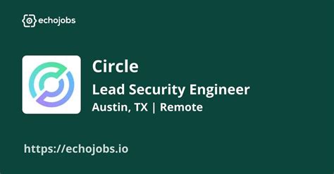 Circle Is Hiring Lead Security Engineer Insider Risk And Investigations Usd 175k 230k Austin