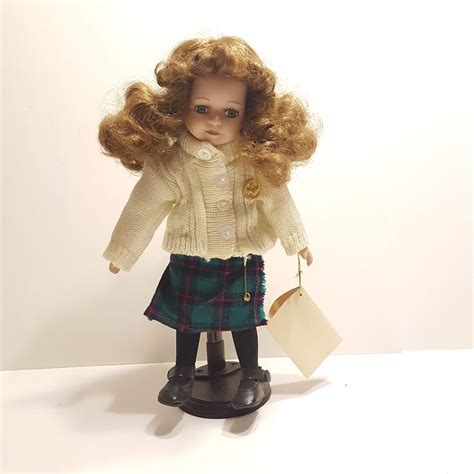 Ashford Doll Collection Criona 12 Tall Curly Long Hair Green Skirt