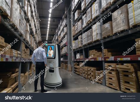 Iot Smart Retail Futuristic Technology Conceptman Stock Photo Shutterstock