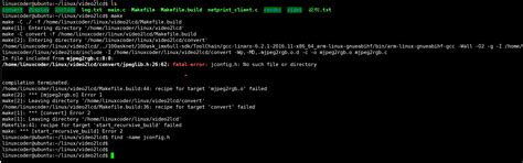 编译video2lcd项目时报错 Imx6ullpro 嵌入式开发问答社区
