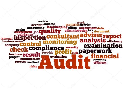 Audit Word Cloud Concept 7 Stock Photo Kataklinger 110413952