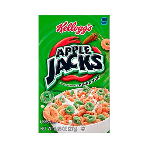 Mini Kelloggs Apple Jacks Cereal 095oz 27g Usa Bites