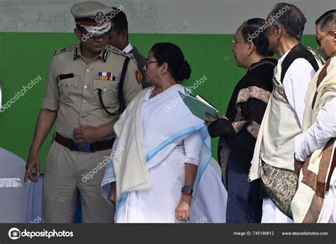 Kolkata India January 2024 Chief Minister West Bengal Mamata Banerjee