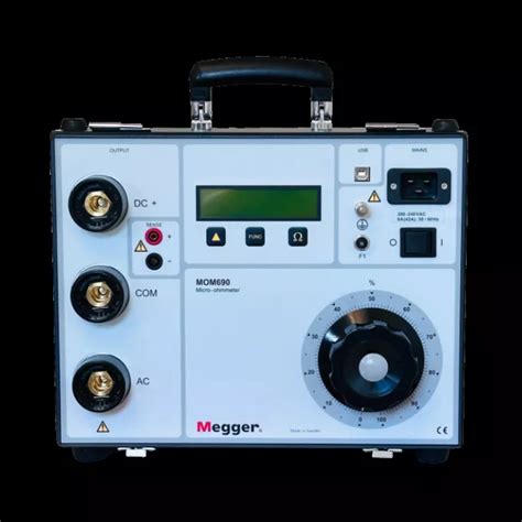 Mom3 Handheld Micro Ohmmeter Megger