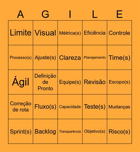 Bingo Do Agile Bingo Card