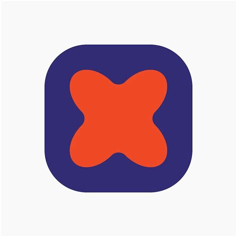 Premium Vector Simple Geometric Flower Element