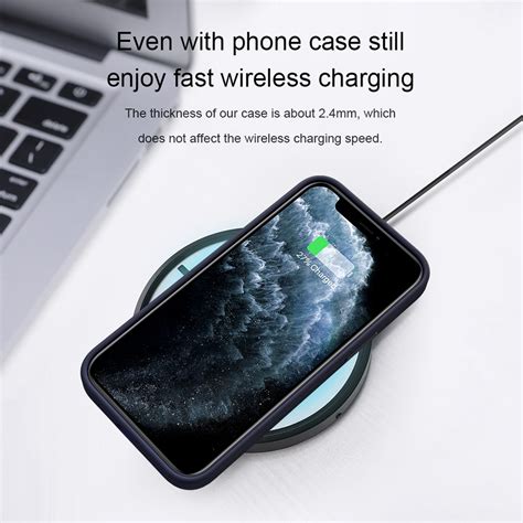 New Liquid Silicone Rubber Flex Pure Case For Apple Iphone 1212 Pro