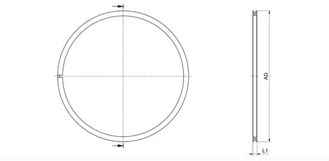 Aluminium Iso63 Iso100 Vacuum Outer Ring For Center Ring In Vacuum System Iso K Centering