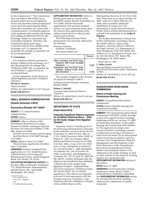 Notice Culturally Significant Objects Imported For Exhibition Ts