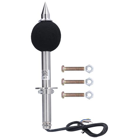 Industrial Grade Decibel Meter Long Rod Type Noise Sensor Stainless Steel Construction