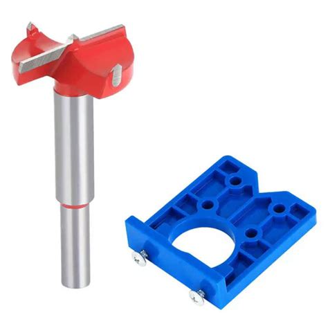 Blopq 35mm Hinge Drilling Jig Concealed Hinge Hole Drilling Guide