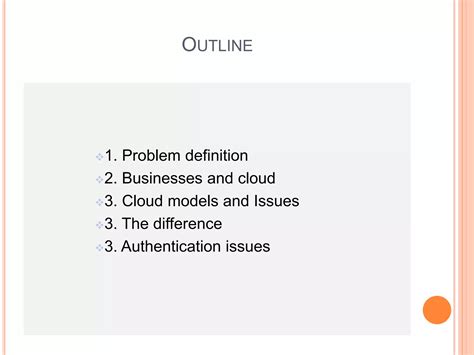 Authentication In Cloud Computing Pptx