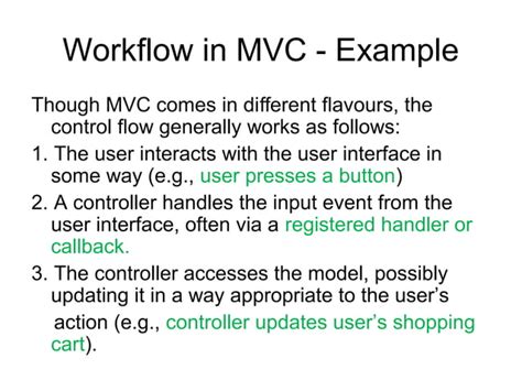 Web Engineering Mvc Ppt