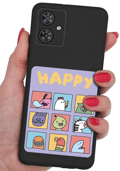Etui Do Motorola Moto G54 5G Power Edition CASE WZORY MATT PLECKI