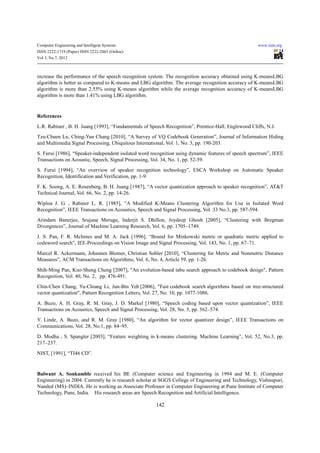 Speech Recognition Using Vector Quantization Through Modified K Means