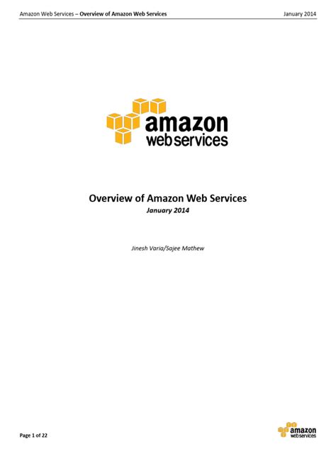 Aws Cloud Computing Overview Guide Pdf Cloud Computing Amazon Web