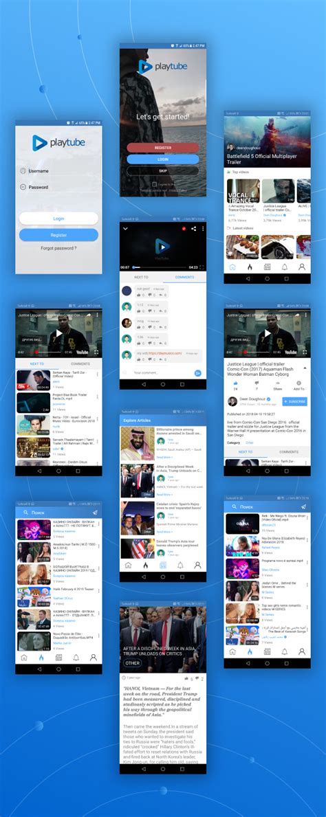 Playtube Sharing Video Script Mobile Android Native Application By