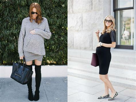 10 Adorables Looks Para Embarazadas En Invierno Fotos Actitudfem