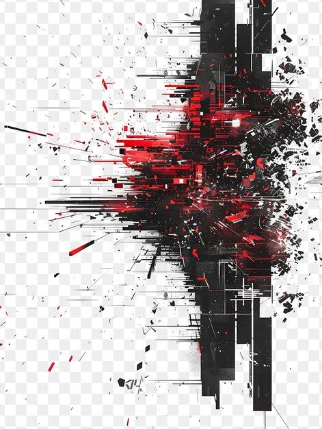 Premium PSD System Failure Glitch With Error Messages Digital Noise And Texture Effect Fx Film