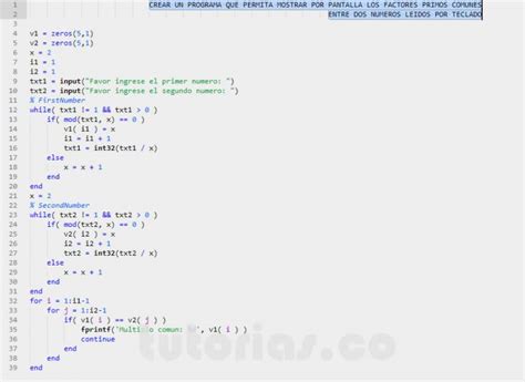 Arrays Matlab Multiplos Comunes