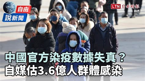自由說新聞》中國官方染疫數失真？自媒預估3 6億人群體感染 Youtube
