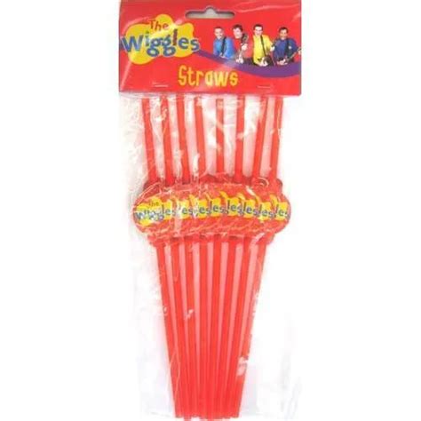 The Wiggles Drinking Straws Pack Of 8 Peci Australia Pty Ltd