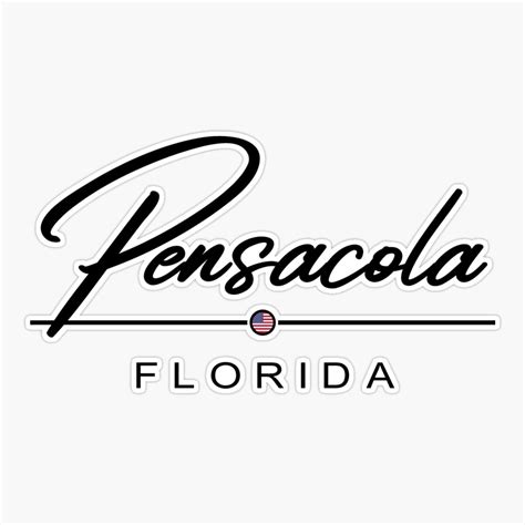 Maneki Pensacola Lorida Usa Sticker Phone Decal Water Bottle Stickers Car Decals Funny