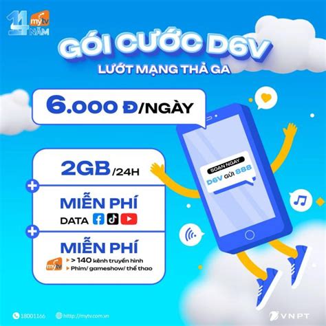Đăng Ký Gói D6v Vinaphone Có 2gb Chỉ 6000đngày Dùng 24h