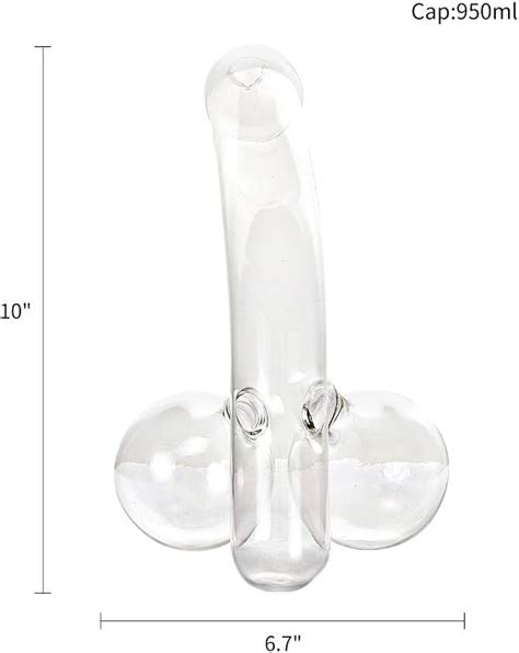 Funny Penis Whiskey Decanter Unique And Funny Glass Container For Scot