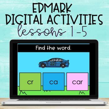Edmark Digital Activities Google Slides Lessons 1 5 Special Education