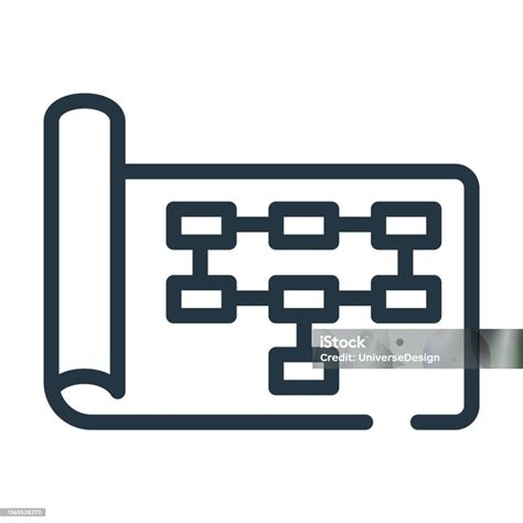 얇은 선 아이콘을 구성합니다 데이터 공장 개념 격리 된 개요 기호에서 비즈니스 선형 아이콘 웹 디자인 및 앱에 대한 벡터 그림