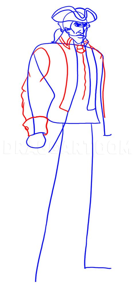 How To Draw A British Soldier From The Revolutionary War