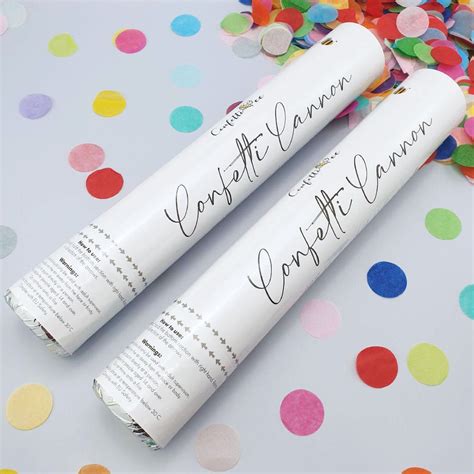 Biodegradable Confetti Cannons Natural Wedding Confetti From Confetti Bee