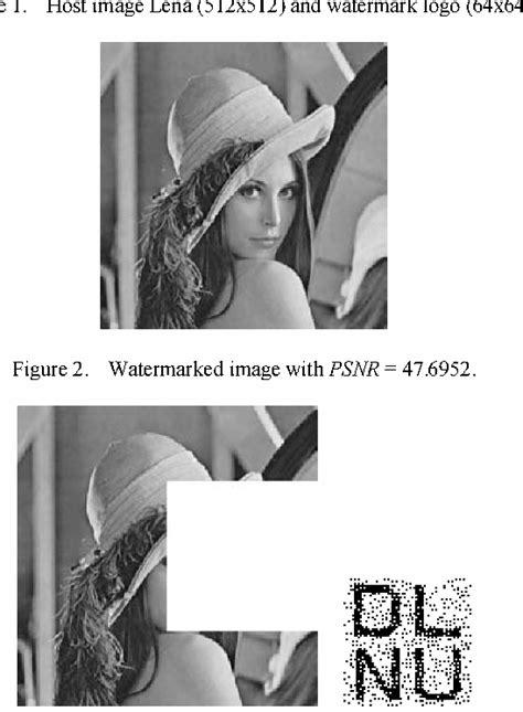 Figure 1 From A Digital Watermarking Scheme Based On Singular Value Decomposition And Discrete