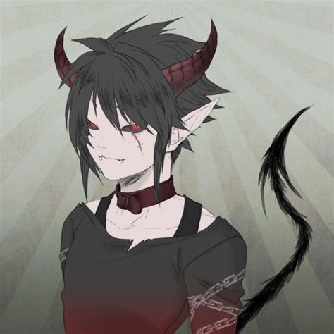 Zayln My Demon Oc Character Design Male Demon Character Design