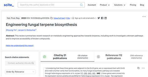 Engineering Fungal Terpene Biosynthesis