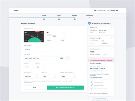 car insurance design system web ui design