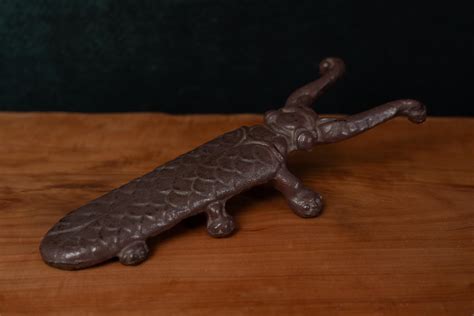 Vintage Metal Boot Jack Farmhouse Beetle Decor Etsy
