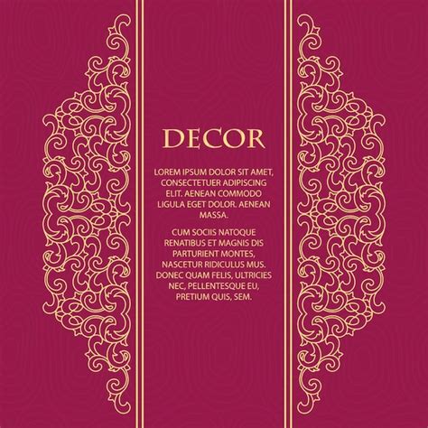 Premium Vector Vector Decorative Frame