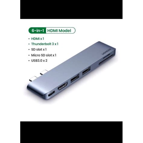 UGREEN USB C MULTIFUNCTION ADAPTER WITH K HDMI PORT Shopee Malaysia