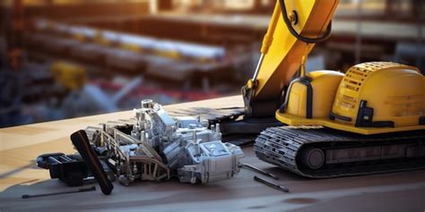 Premium Ai Image Construction Tools Background