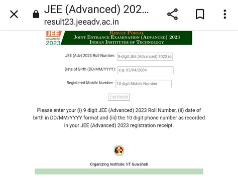 IIT JEE ADVANCED RESULTS