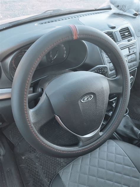 3️⃣6️⃣ Перетянуть или натянуть? Меняем вид руля Granta FL — Lada Гранта ...