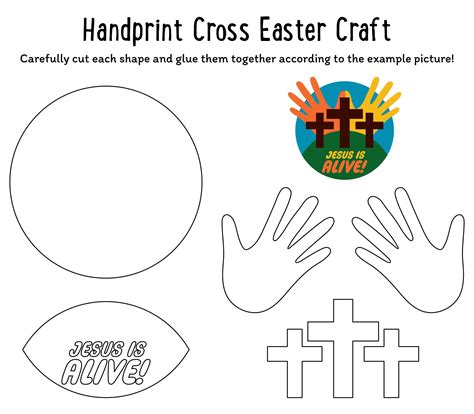 Christian Easter Crafts 10 Free Pdf Printables Printablee Easter Sunday School Crafts