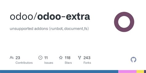 GitHub Odoo Odoo Extra Unsupported Addons Runbot Document Fs