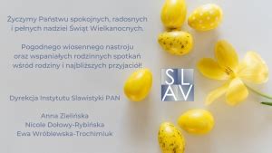 Spokojnych radosnych i pełnych nadziei Świąt Wielkanocnych Instytut