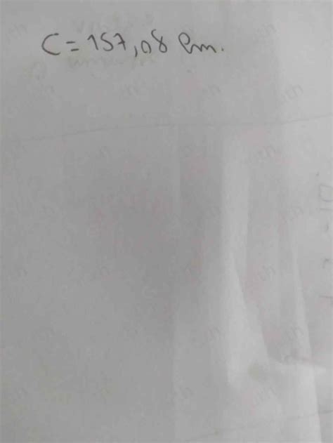 Solved Determine o comprimento da circunferência abaixo Adote π Math