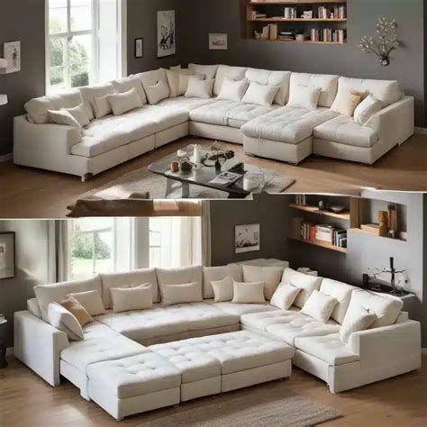 Cozy Conversions U Shaped Sofa Beds For Comfortable Guest Retreats