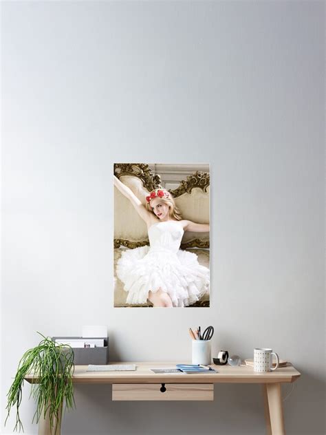 Emma Watson In A Tutu And Flower Crown Poster For Sale By Laciegia82