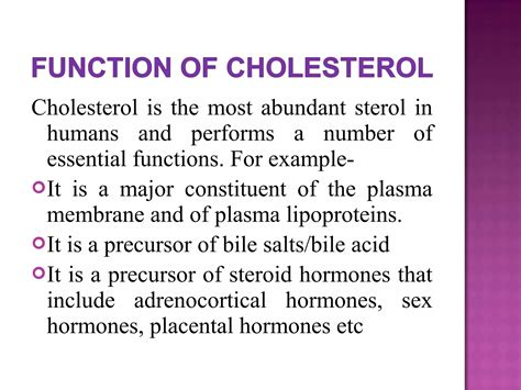Cholesterol Ppt
